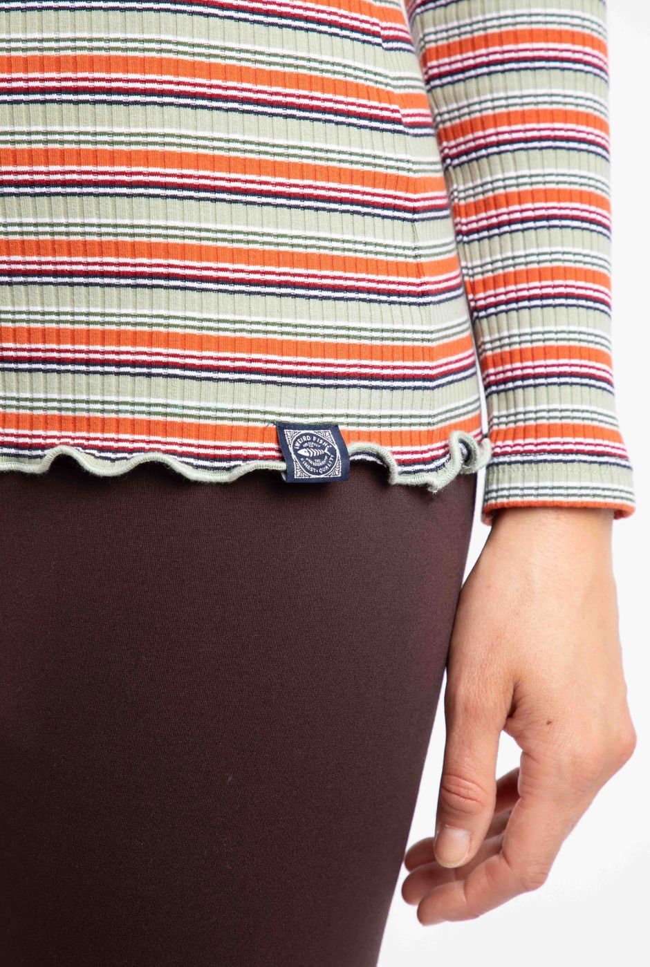 Thorne Ribbed Long Sleeve Top Garnet | Weird Fish