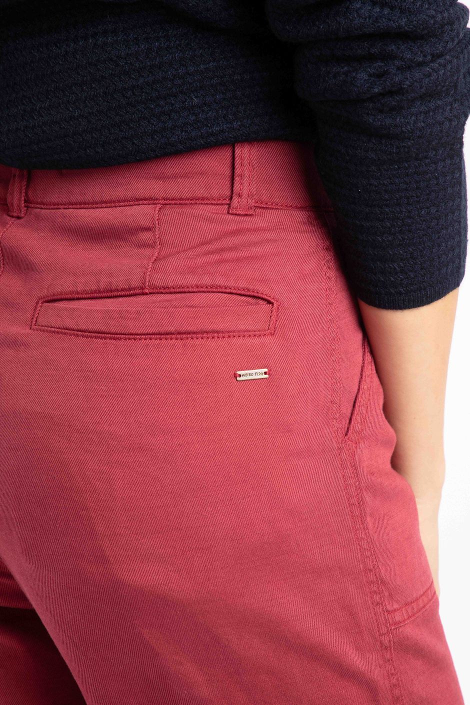 Farida Wide Leg Trouser Garnet | Weird Fish