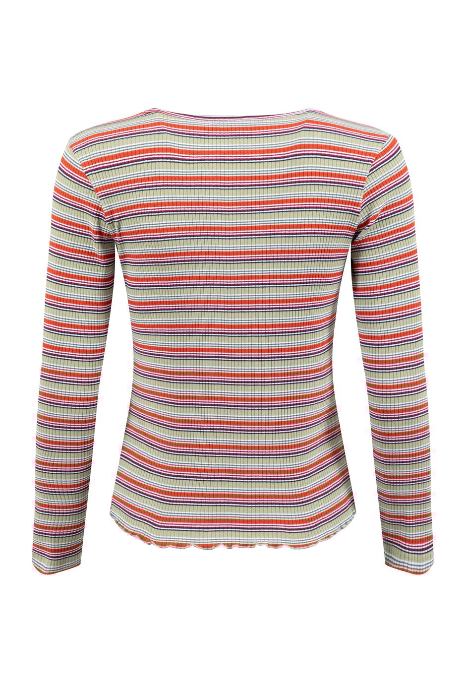 Thorne Ribbed Long Sleeve Top Garnet | Weird Fish