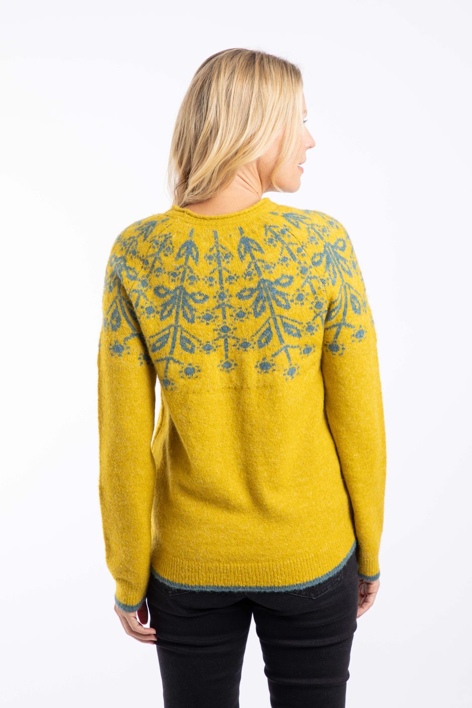 Miska Fair Isle Jumper Antique Moss | Weird Fish