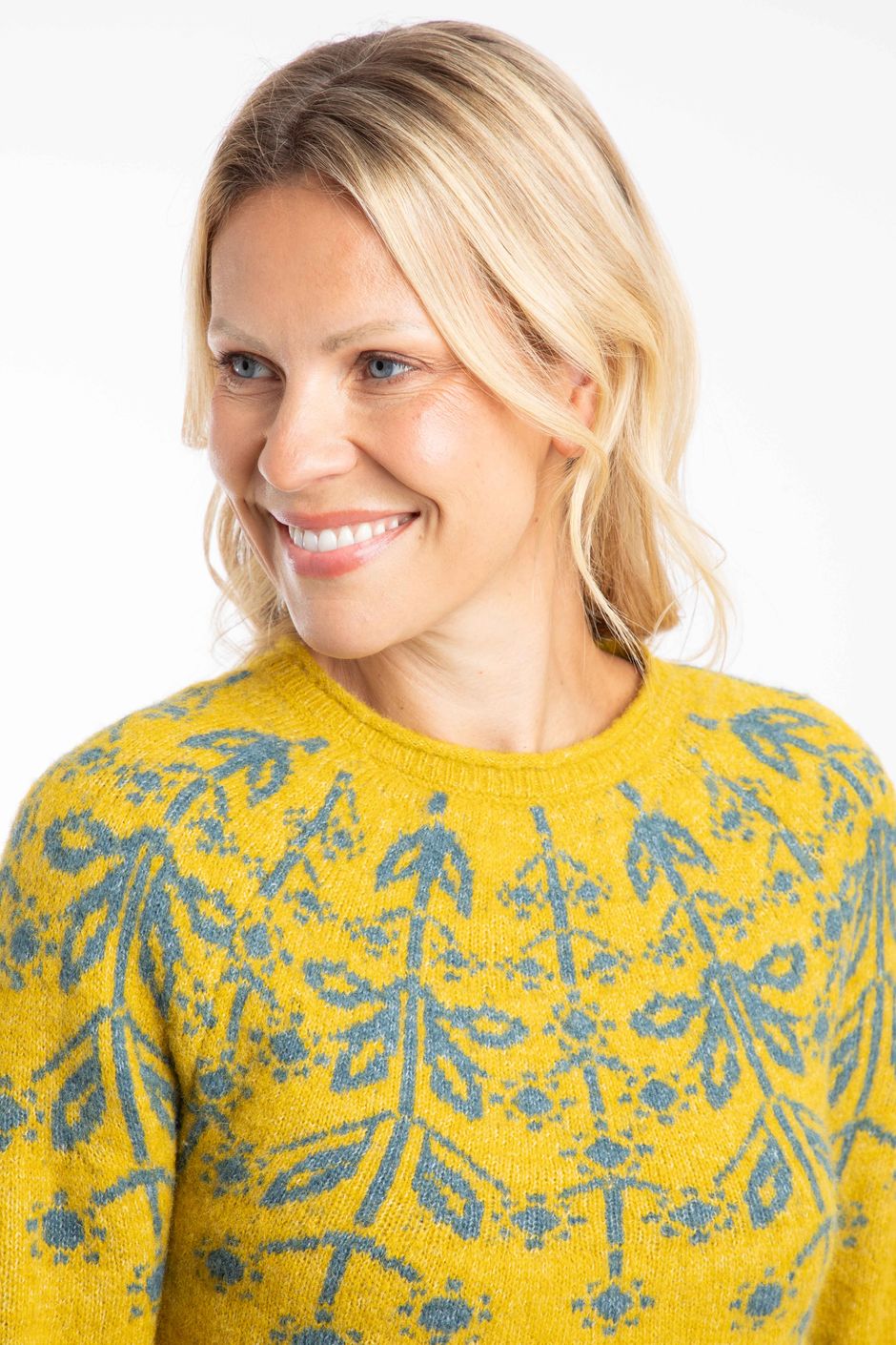 Miska Fair Isle Jumper Antique Moss | Weird Fish