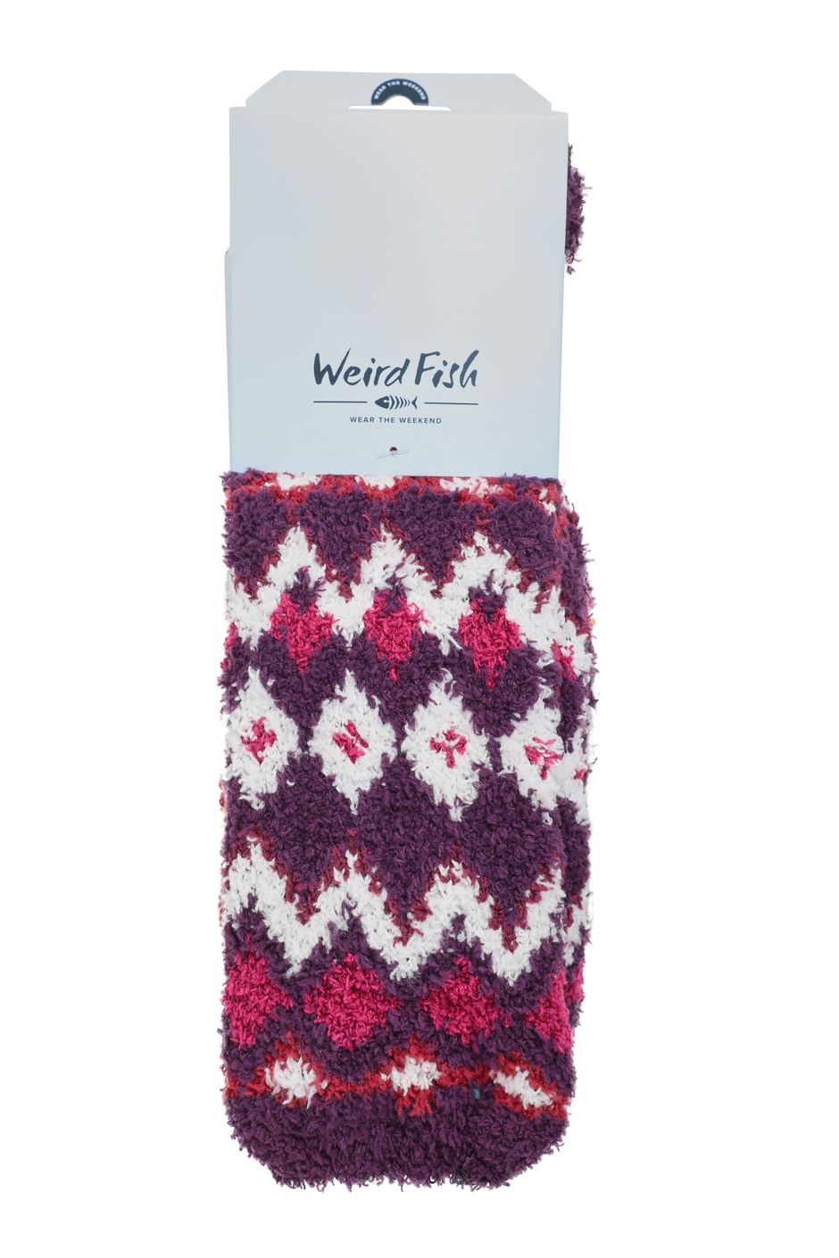 Park Fluffy Socks 2 Pk Rust Leaves | Weird Fish