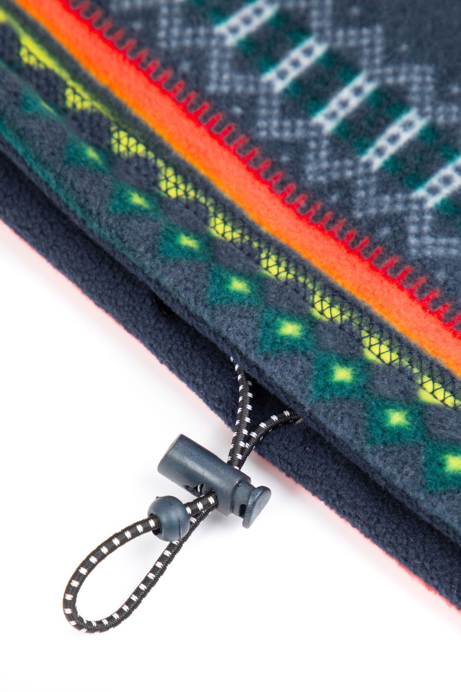 Camira Printed Reversible Fleece Snood Navy | Weird Fish