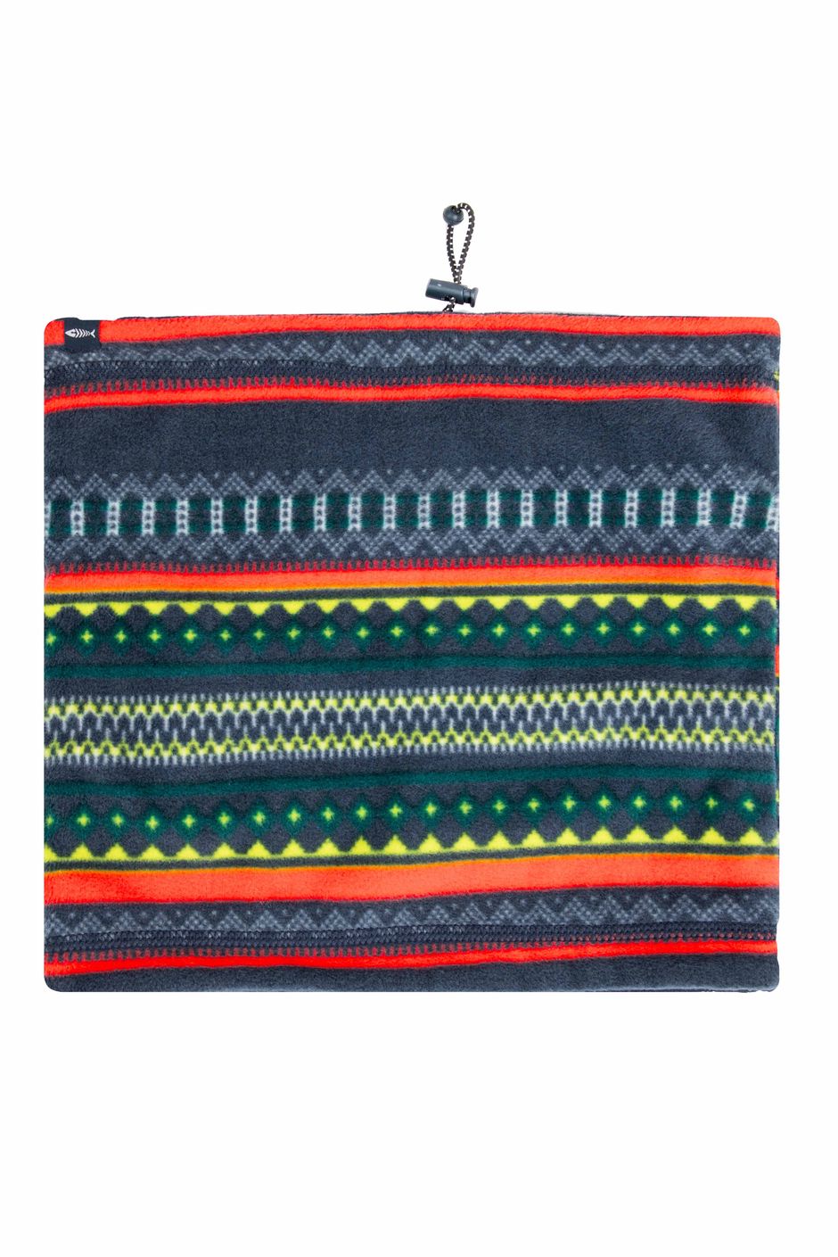 Camira Printed Reversible Fleece Snood Navy | Weird Fish