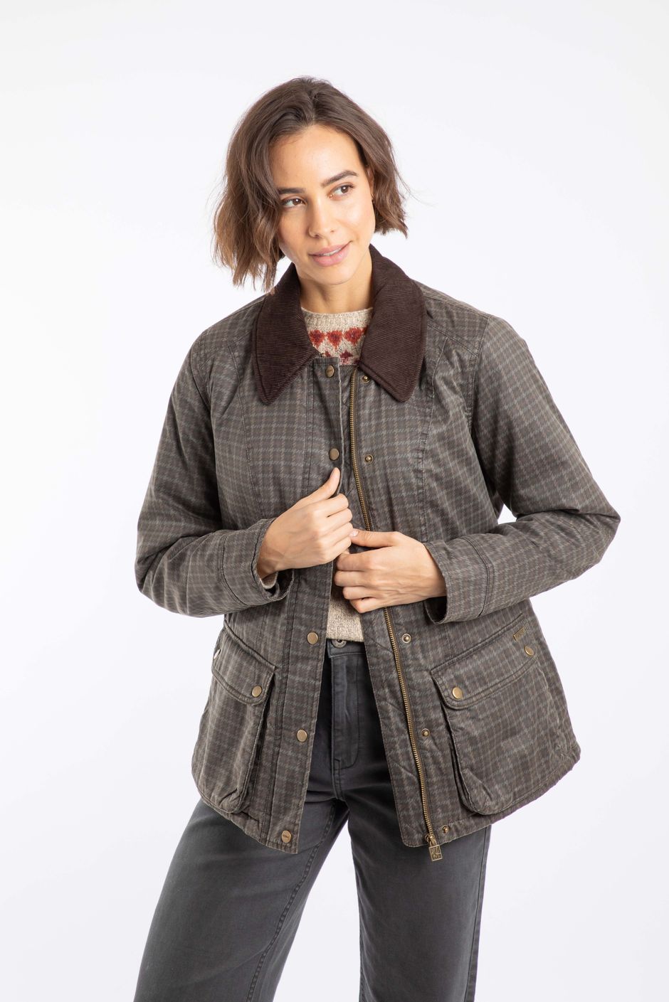 Osanna Printed Wadded Country Jacket Antique Tan | Weird Fish