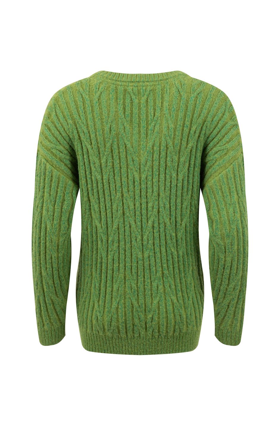 Ambius Cable Knit Sparkle Jumper Woodbine | Weird Fish