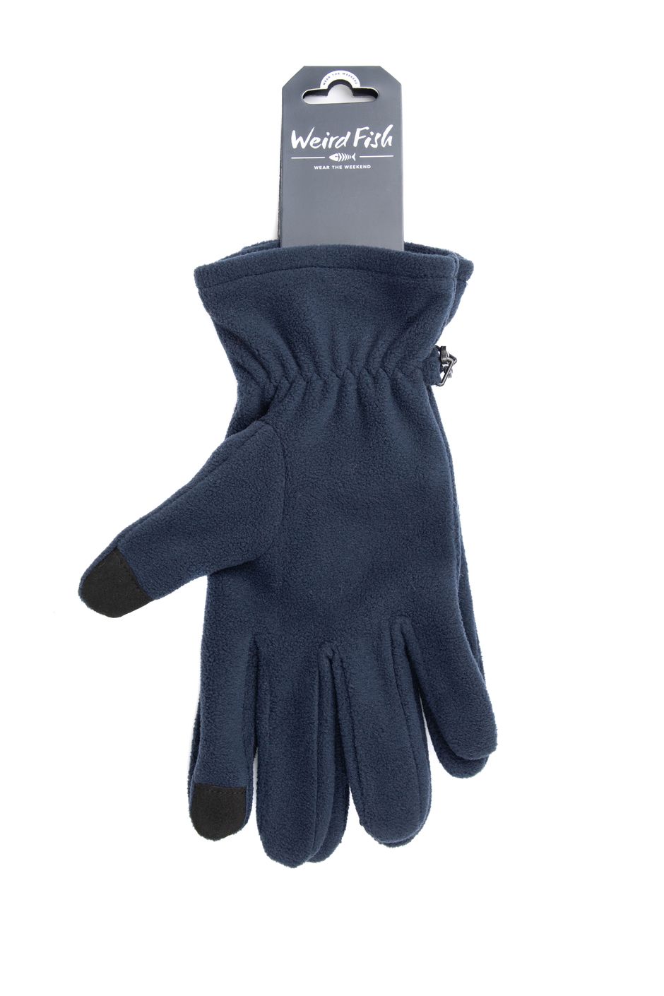 Tayport Microfleece Glove Dark Navy | Weird Fish