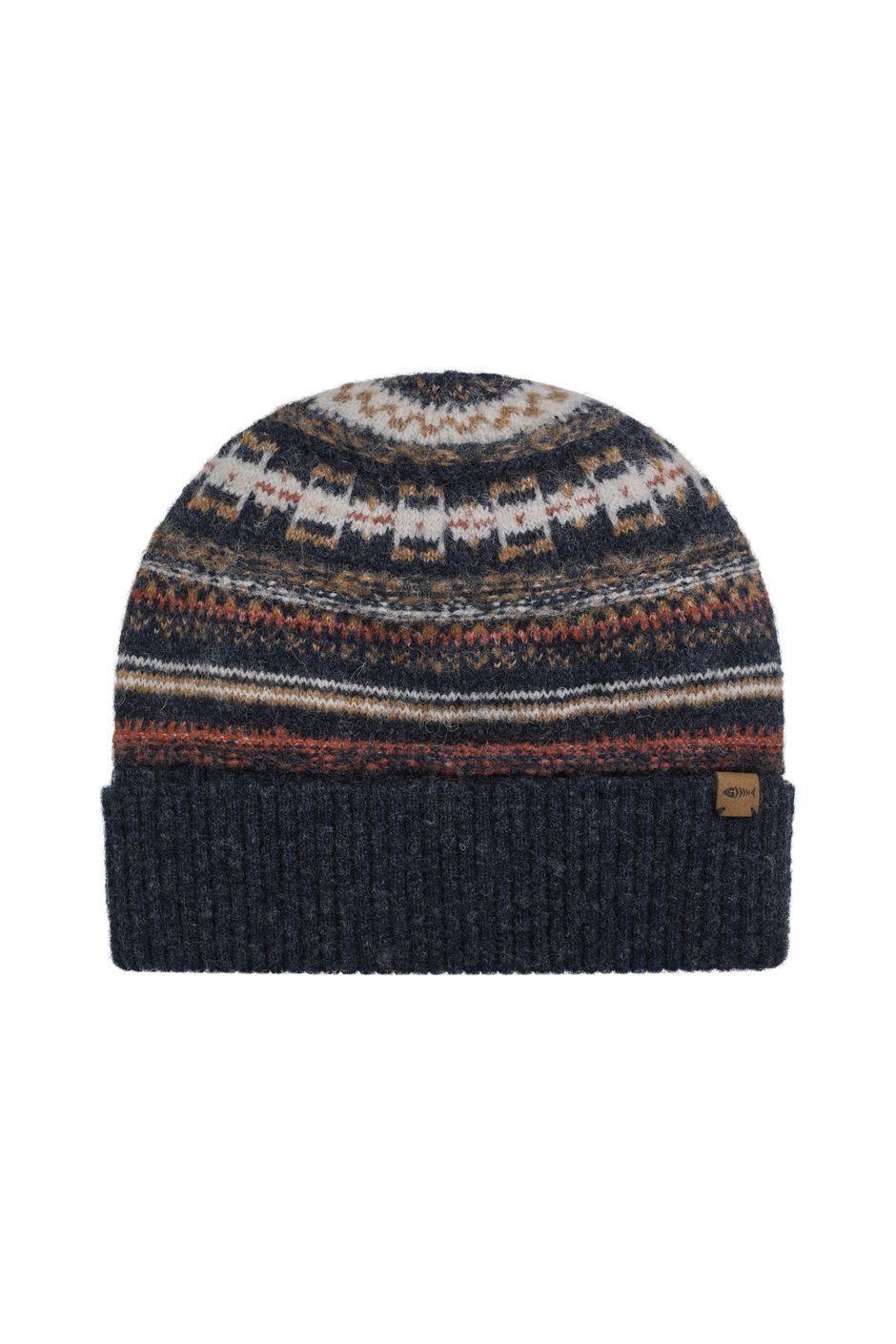 Rodi Fine Fair Isle Beanie Midnight | Weird Fish