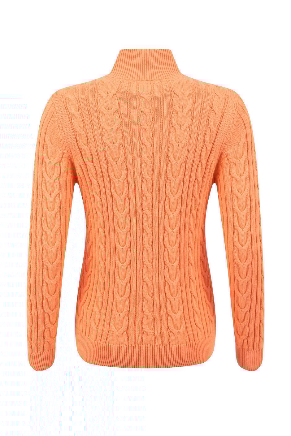 Lunenne Full Zip Cable Knit Sorbet | Weird Fish