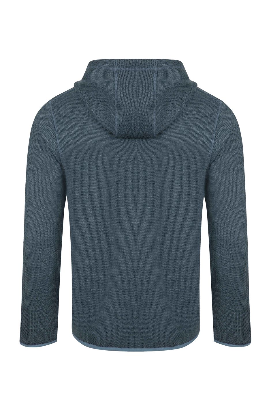 Lockie Full Zip Bonded Fleece Hoodie Blue Mirage | Weird Fish