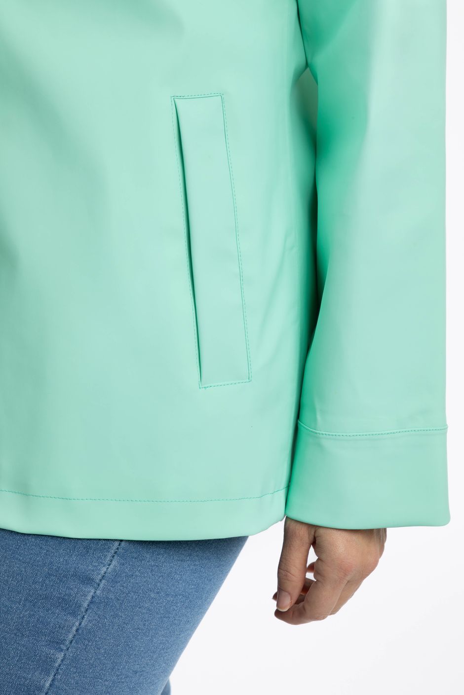 Faros Waterproof Rain Jacket Apple Mint | Weird Fish