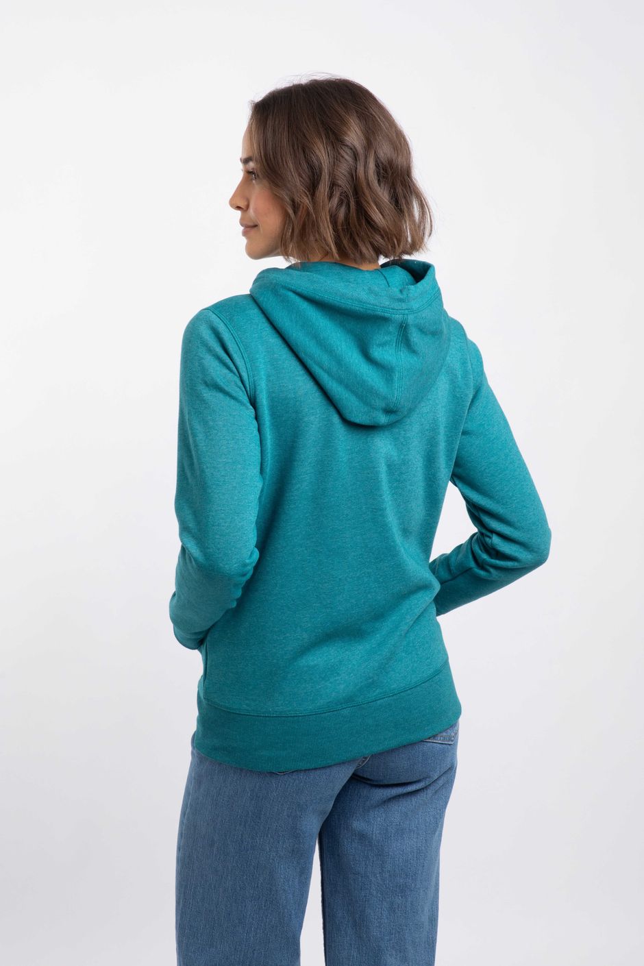 Franchises Graphic Full Zip Hoodie Deep Teal | Weird Fish