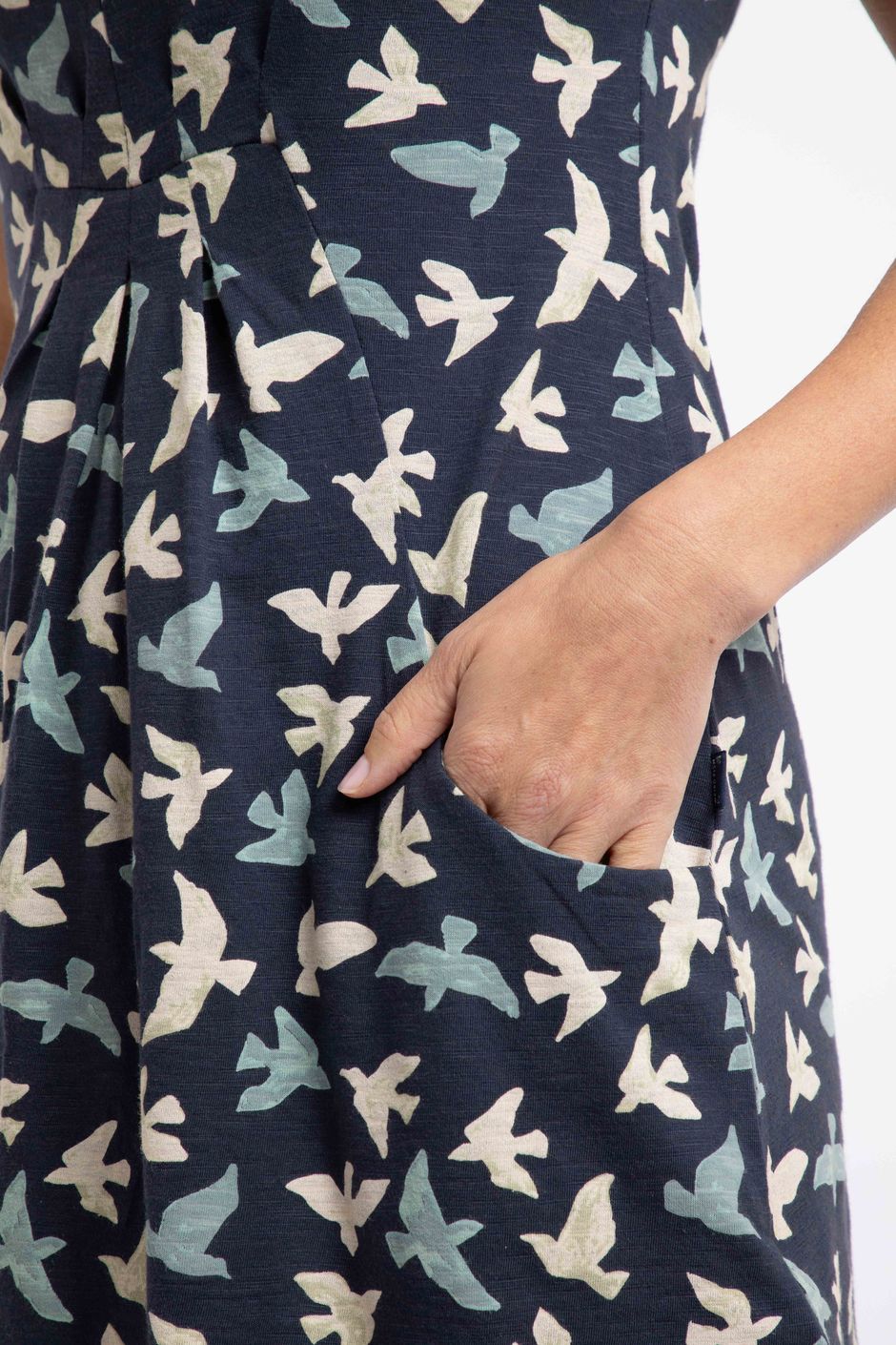 Indus Printed Jersey Tunic Midnight | Weird Fish
