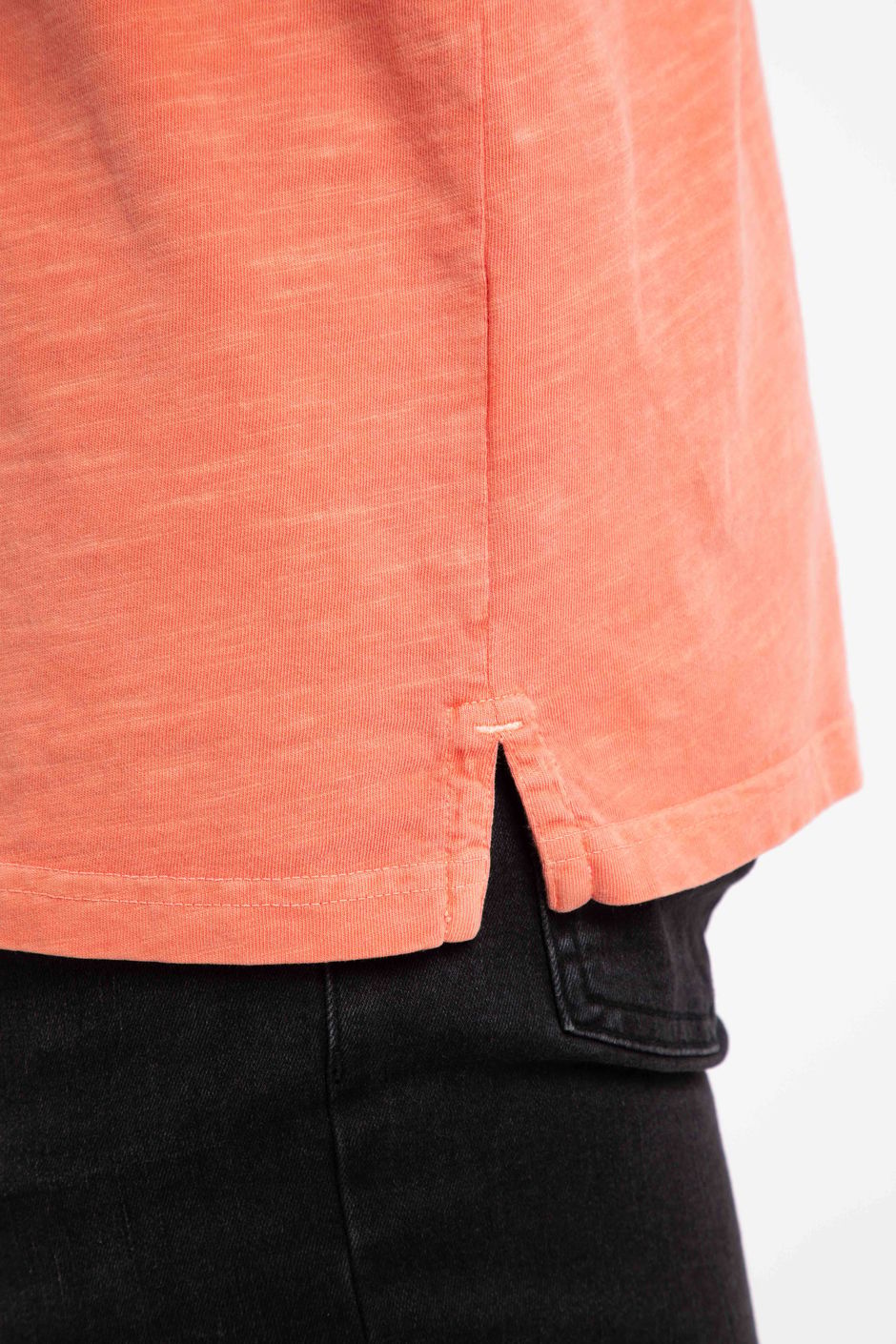 Indy Slub Polo Shirt Dark Coral | Weird Fish