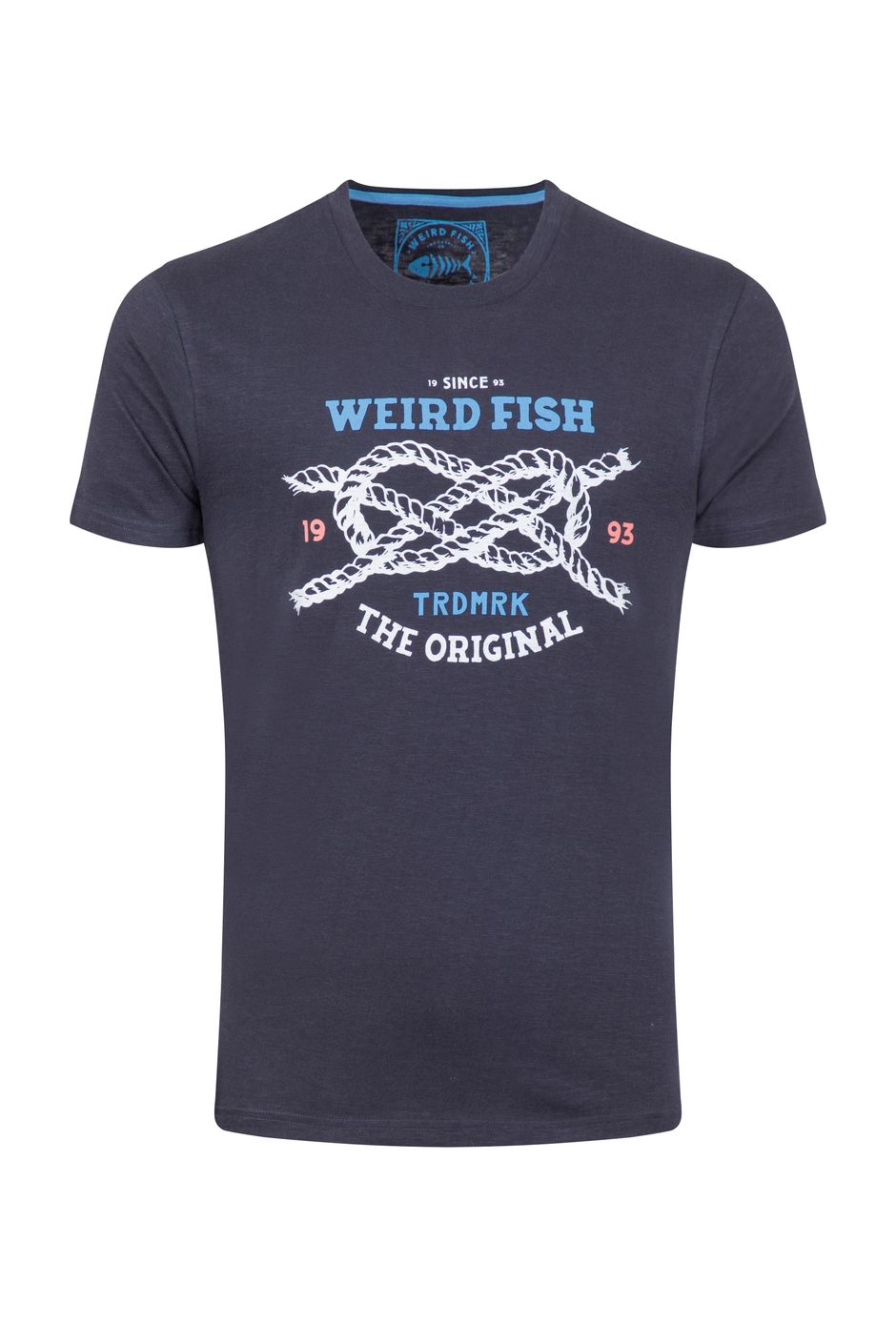 Cast Off Front Print Graphic T-Shirt Midnight | Weird Fish
