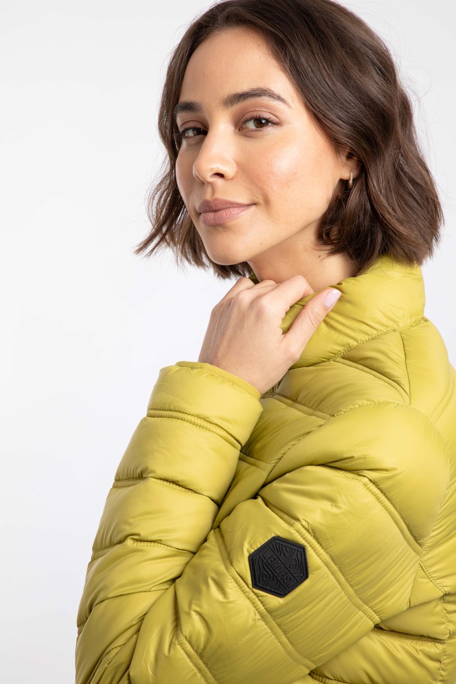 Travellia Lightweight Showerproof Padded Jacket Tarragon | Weird Fish