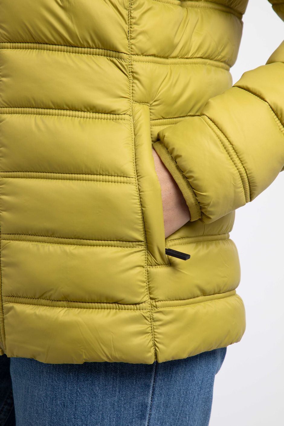 Travellia Lightweight Showerproof Padded Jacket Tarragon | Weird Fish