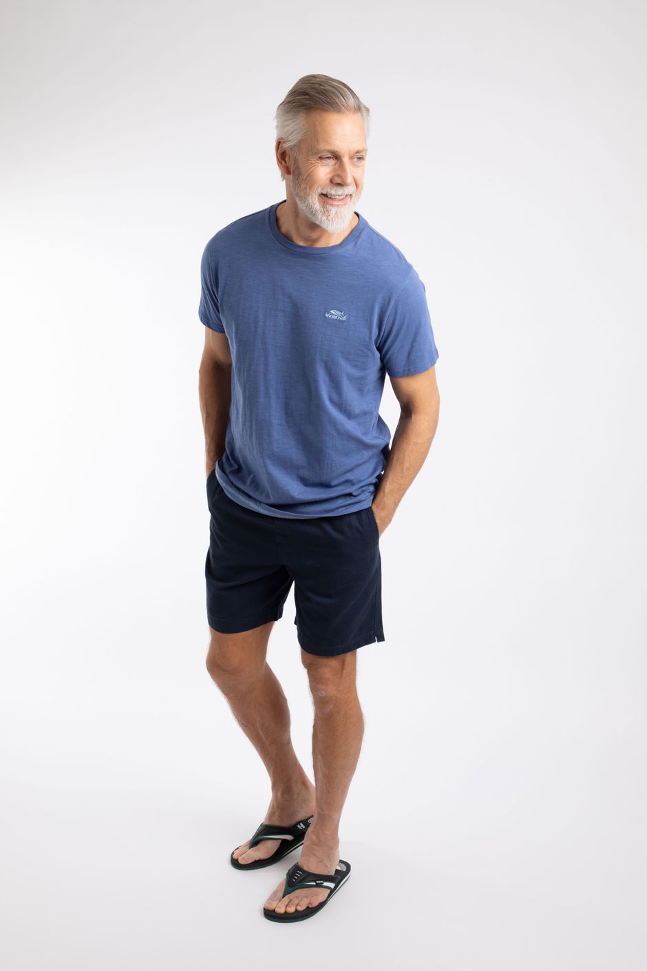 Fished Branded T-Shirt Faded Blue | Weird Fish