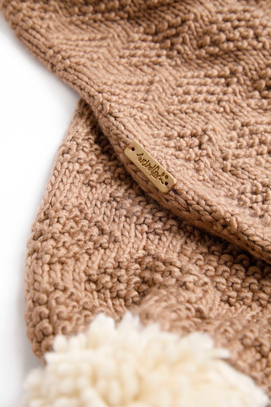 Luana Eco Texture Stitch Scarf Bronze | Weird Fish