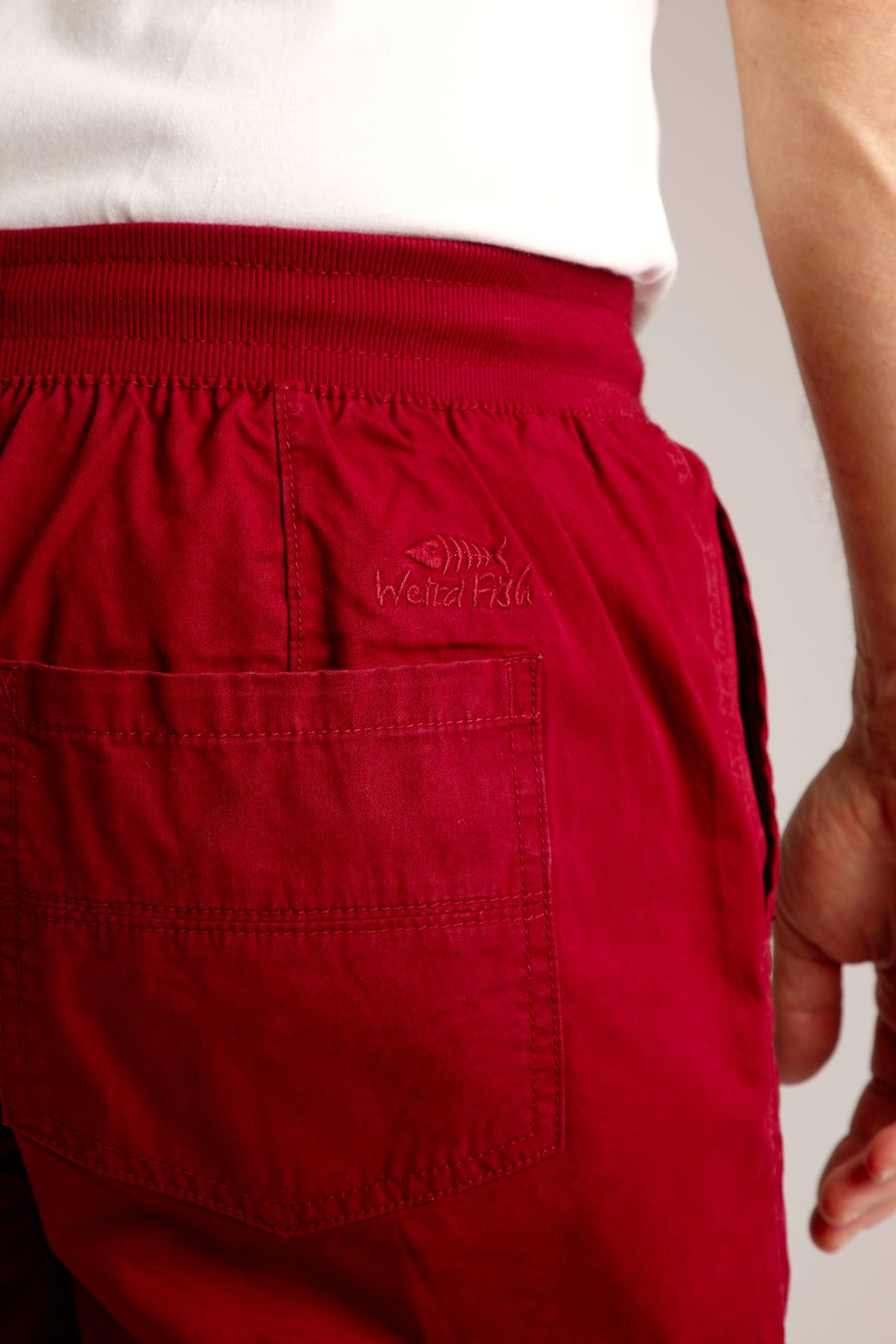 Murrisk Relaxed Casual Shorts Garnet | Weird Fish