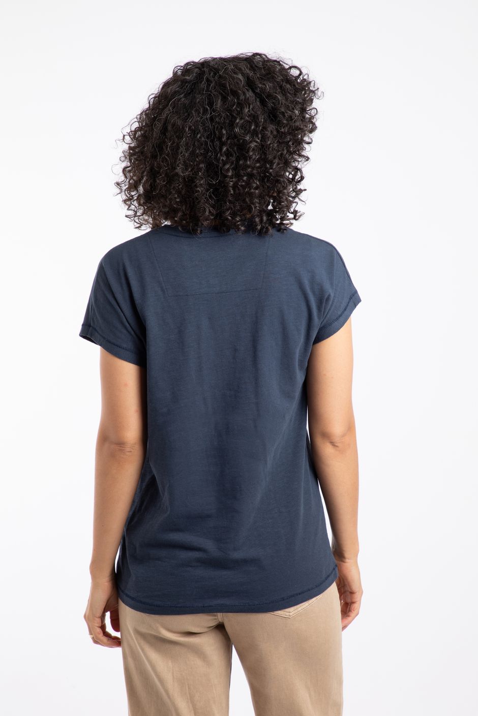 Walkies Front Print Graphic T-Shirt Navy | Weird Fish